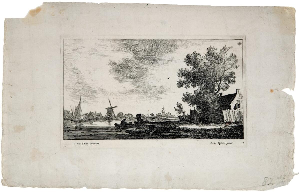 Landscape with canal | Hammer Collections