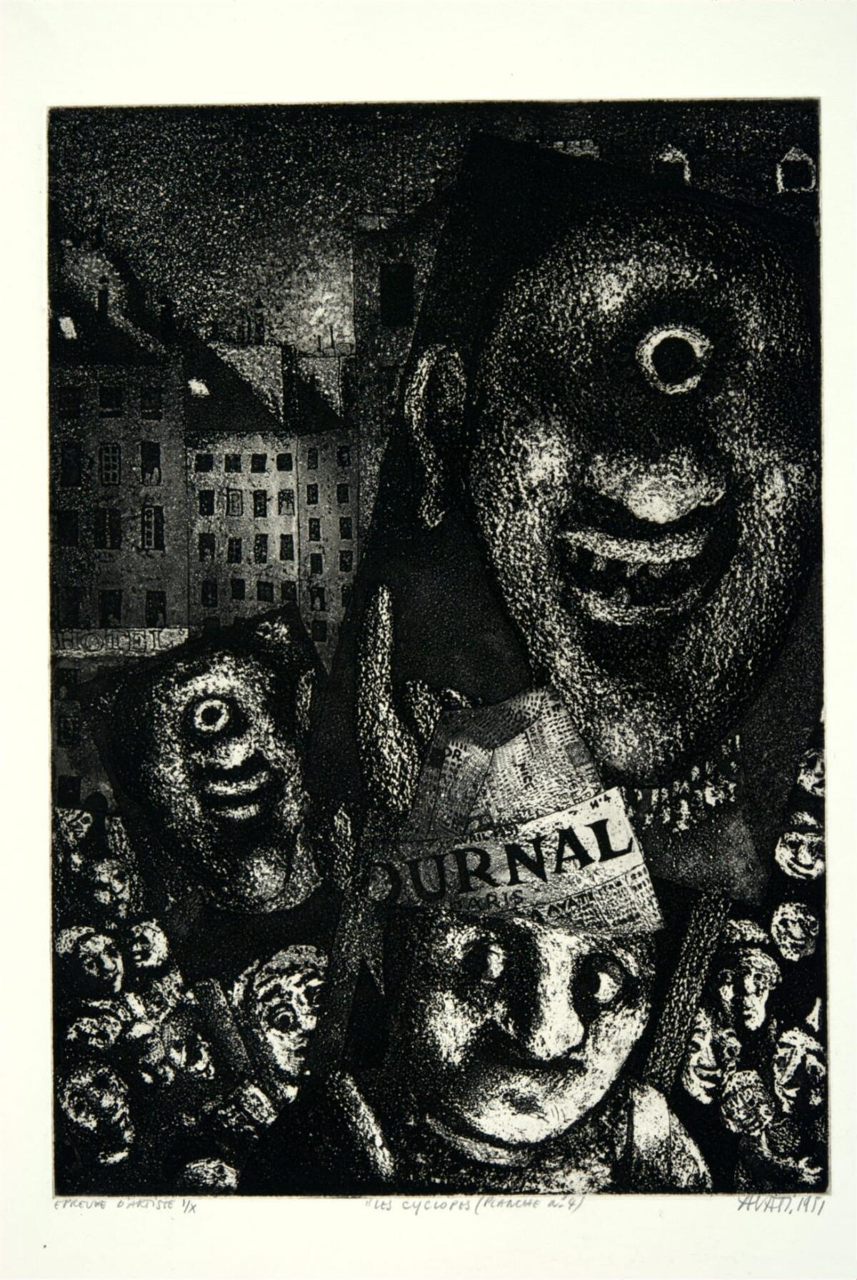 Les Cyclopes (Planche No. 4) | Hammer Collections