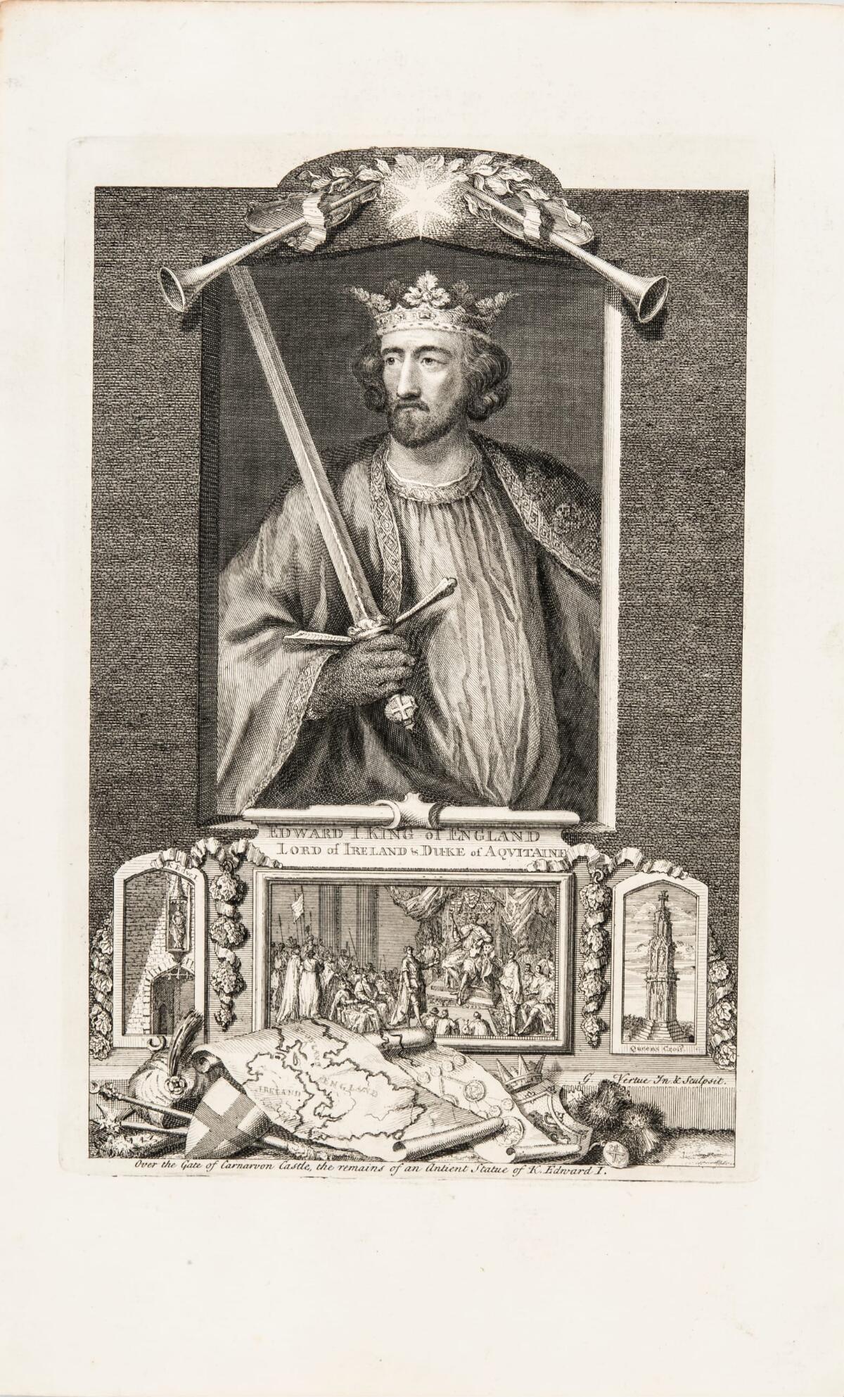 Portrait of King Edward I | Hammer Collections