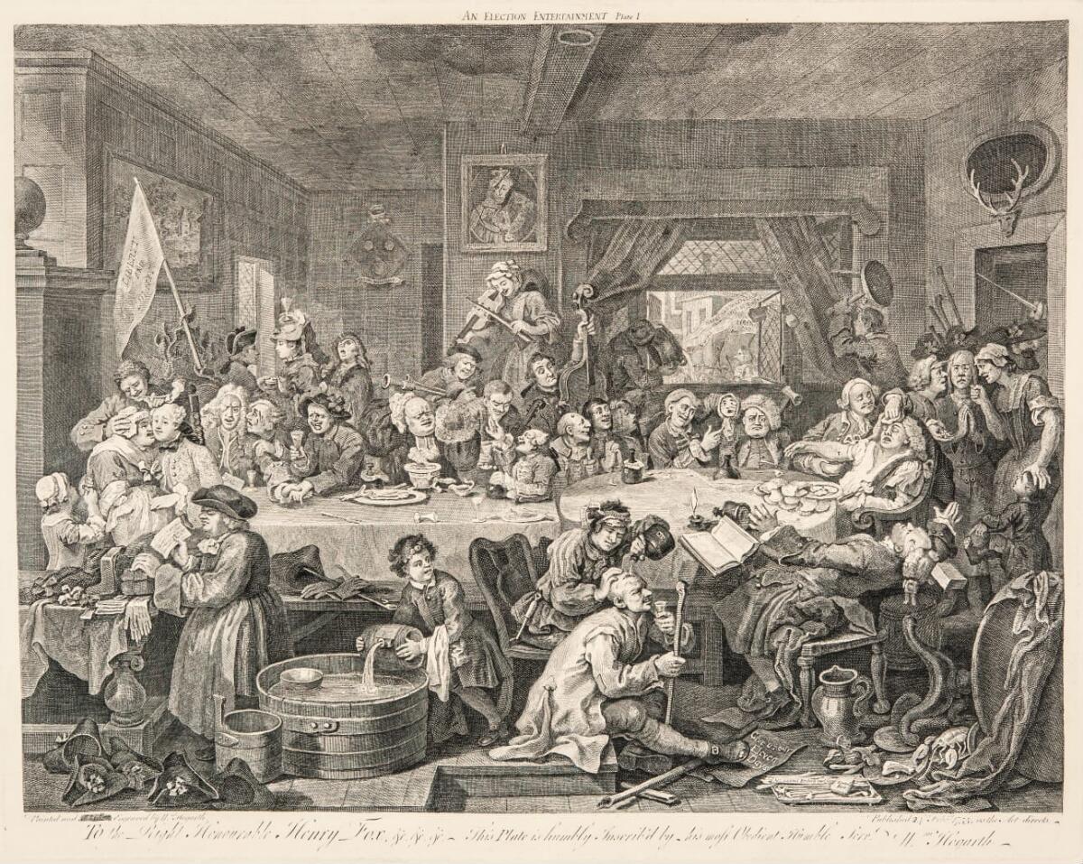 An Election Entertainment; plate 1 | Hammer Collections