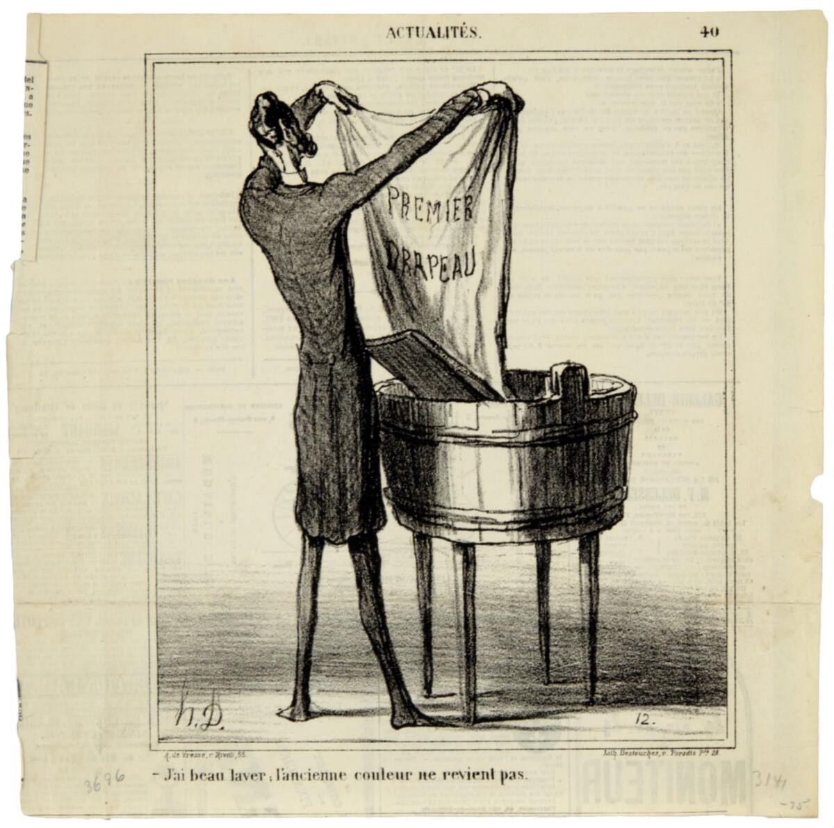 J'ai beau laver, l'ancienne couleur ne revient pas; number 40 | Hammer ...