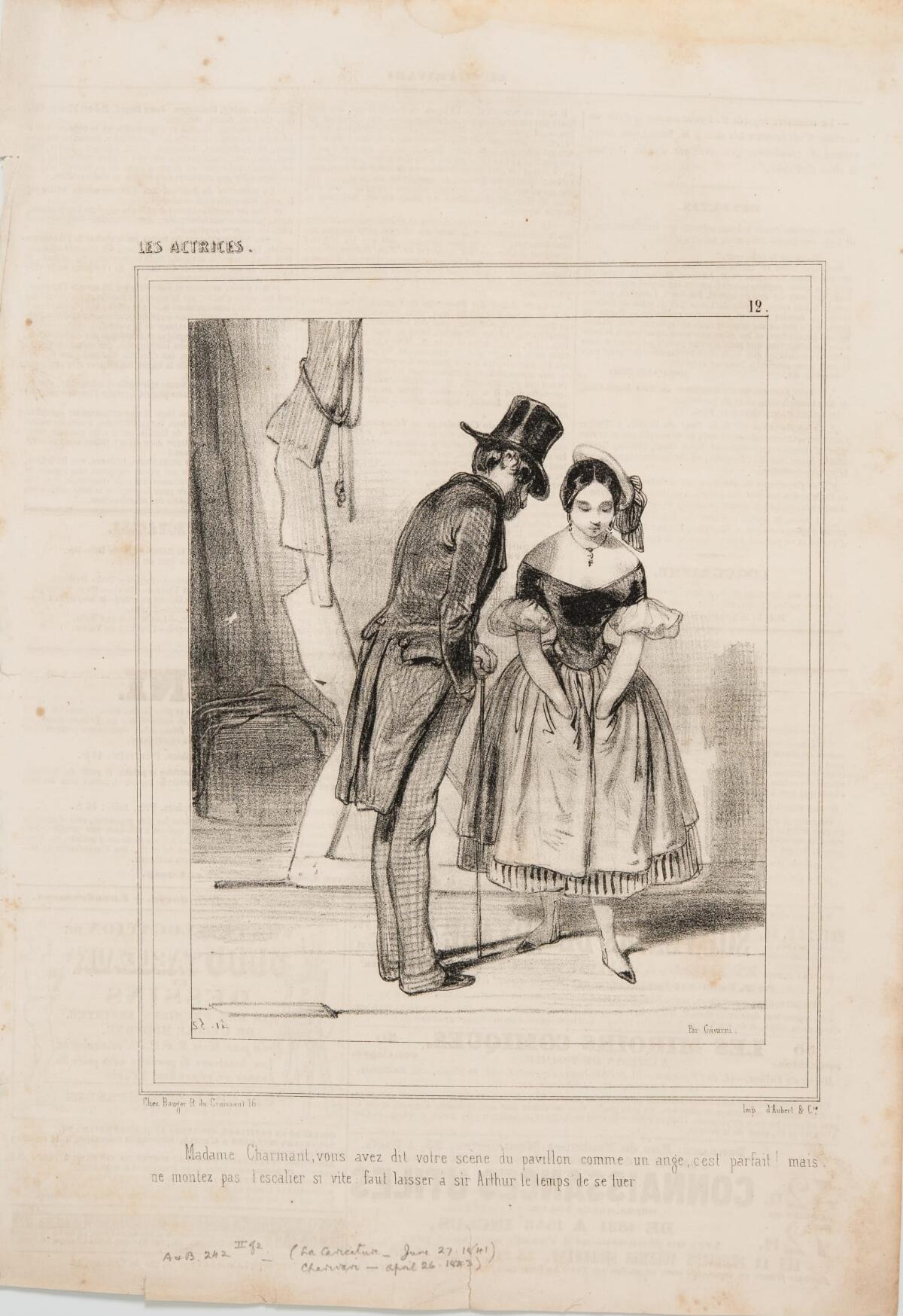Madame Charmante, vous avez dit votre scene du pavillon comme un ange ...