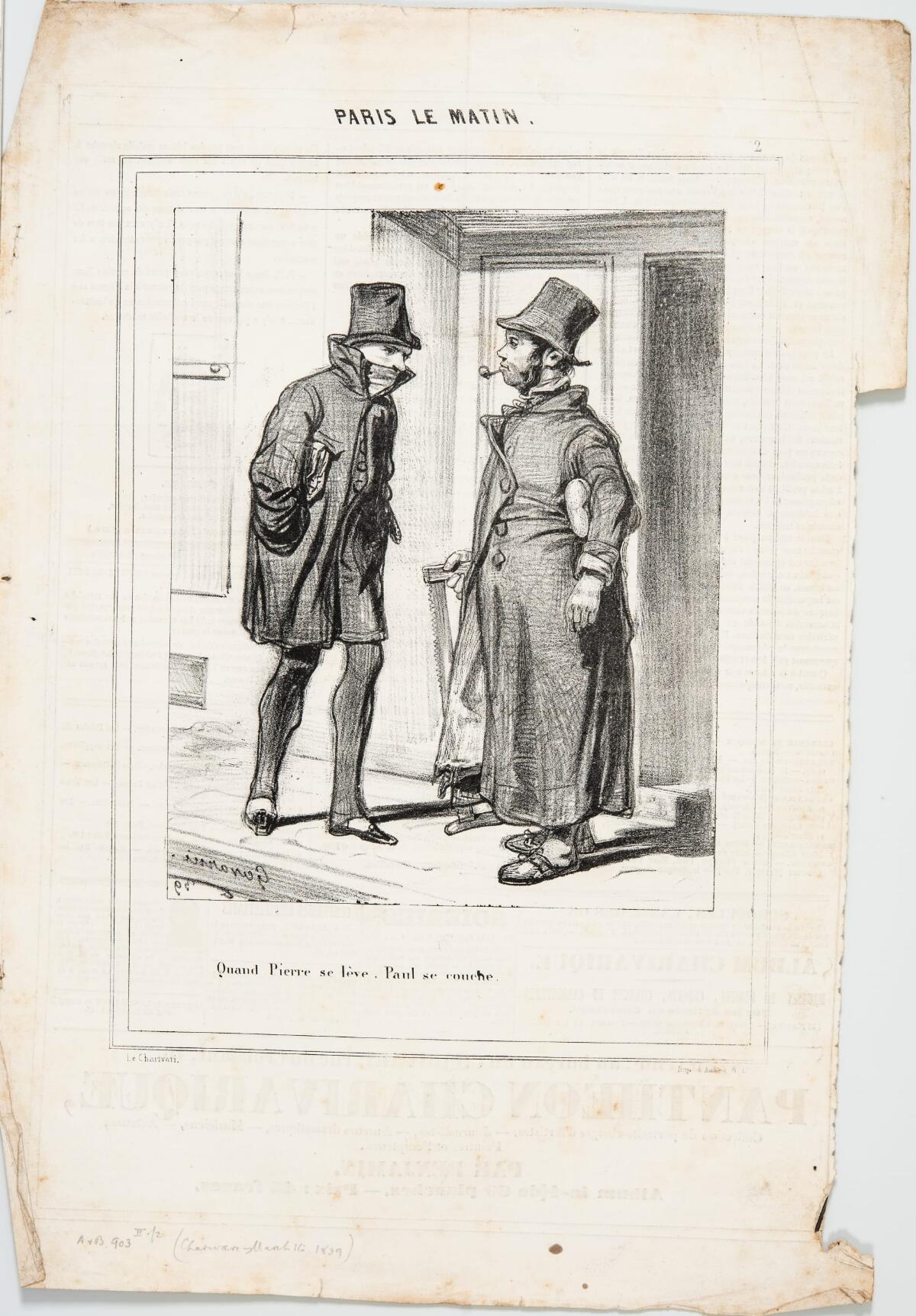 Quand Pierre se leve, Paul se couche | Hammer Collections