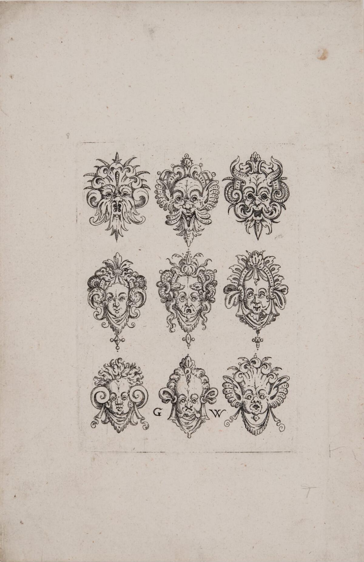 Nine masks | Hammer Collections