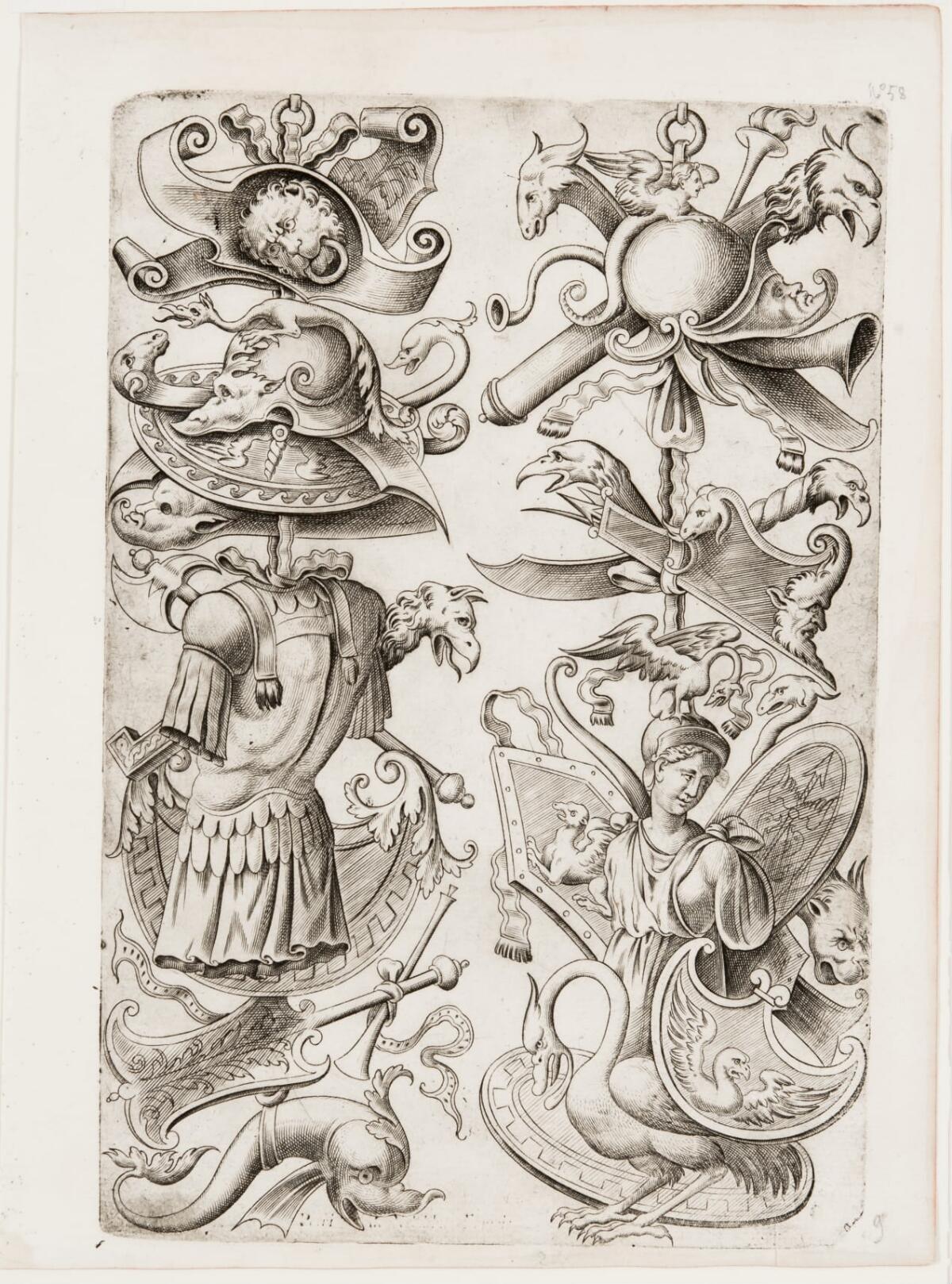 Trophies including a Helmeted Woman | Hammer Collections