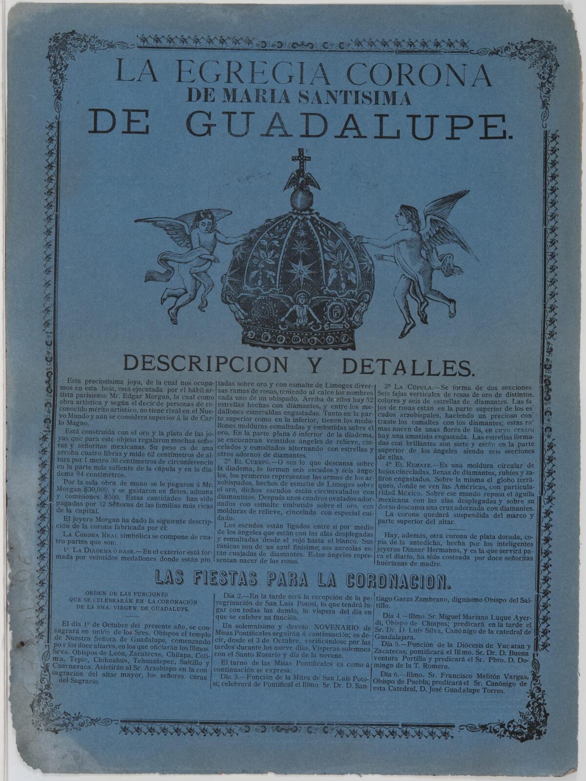 La Egregia Corona de Maria Santisima de Guadalupe | Hammer Collections