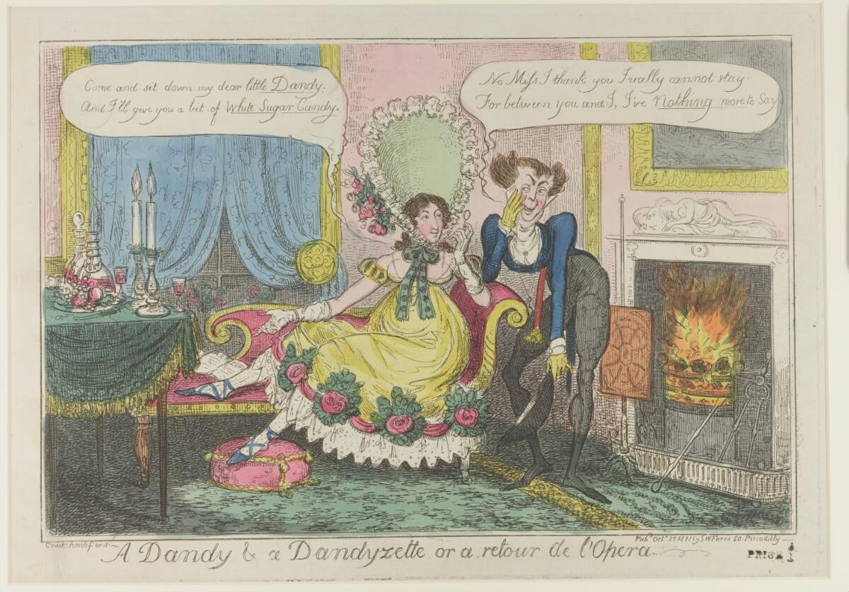 A Dandy & a Dandyzette, or a retour de l'Opera | Hammer Collections